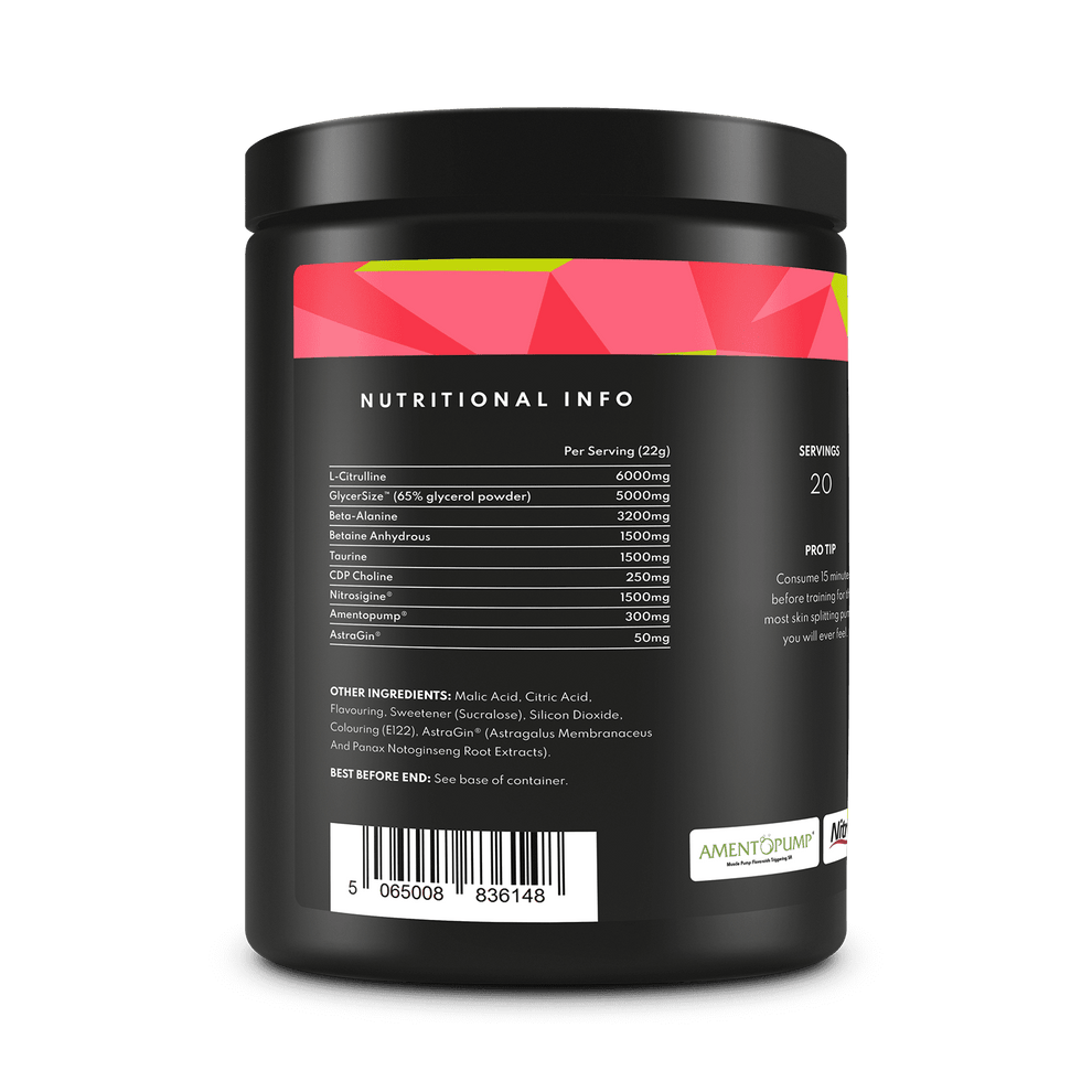 Combat Fuel Pumped Up- V2 | 6gms L- Citrulline and 5grms of GlycerSize ...